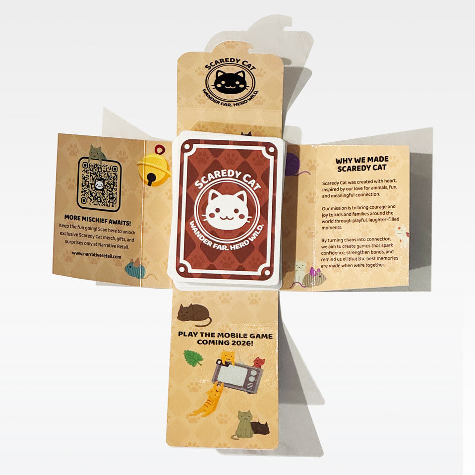 Scaredy Cat – Premium Family Card Game for All Ages – Narrative Retail